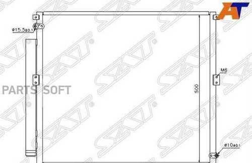 Радиатор кондиционера Тойота Ленд Крузер Прадо 02