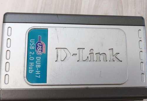 Хаб USB D-Link DUB-H7