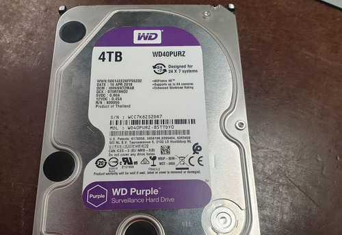 Жесткий диск Western Digital WD40purz 4tb