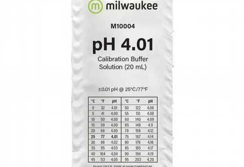 Калибровочный раствор pH 4.01 Milwaukee 20 мл