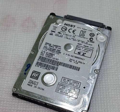Hgst 2.5 500GB неисправный