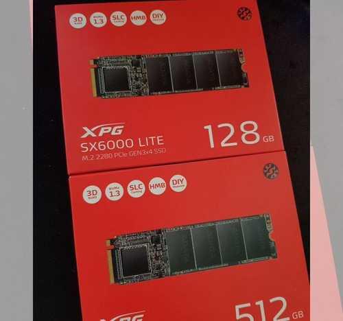 SSD M.2 диск adata XPG SX6000 Lite 128gb / 512gb