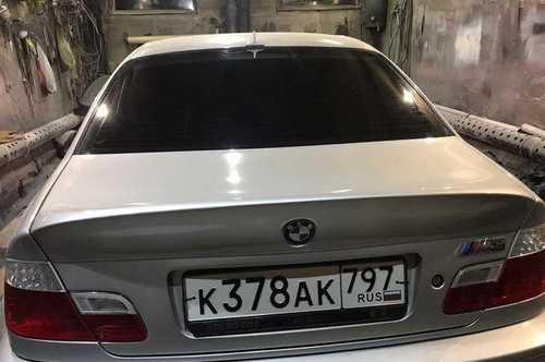 M3 CSL Крышка багажника Купе на BMW E46