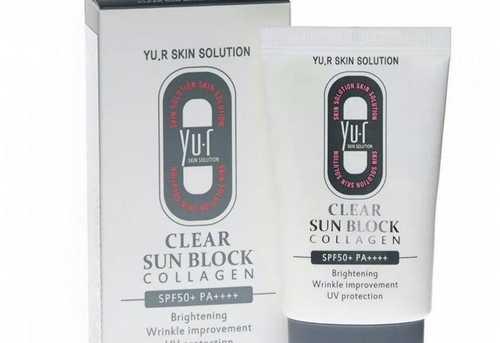 Солнцезащитный крем для лица spf 50 yu.r