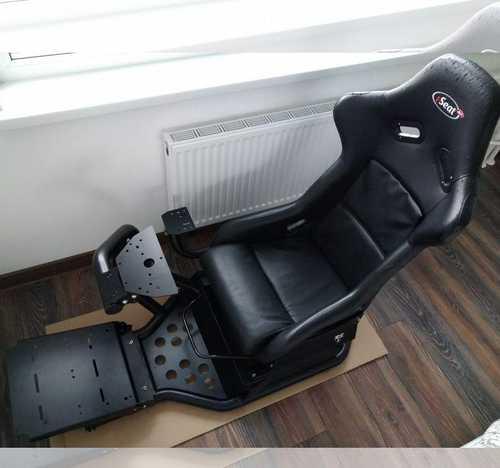 Игровое кресло кокпит Rseat RS1 крепеж кпп салазки