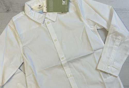Белая рубашка H&m 122