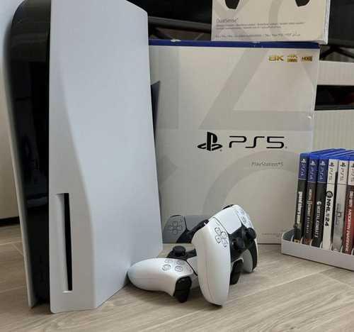 Sony PS 5 с дисководом   800 игр   PS deluxe