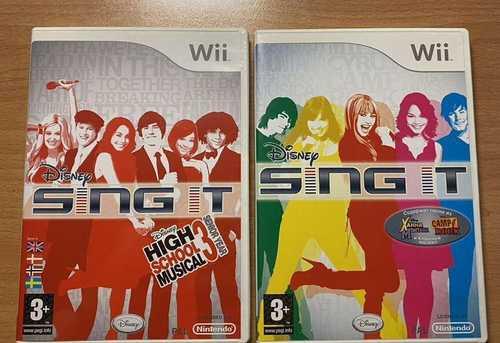 Диски Sing it на Wii/WiiU