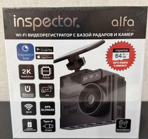 Видеорегистратор Wi-Fi inspector Alfa