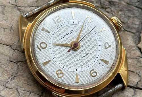 Часы советские Алмаз ччз позолота, СССР, 1960
