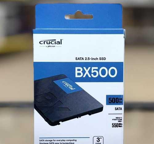 Жесткий диск 500Gb SSD 2.5" Crucial BX500