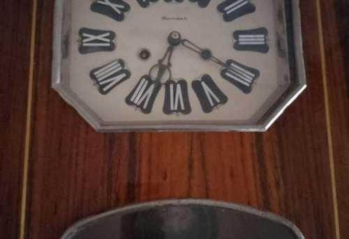 Часы механические янтарь с боем
