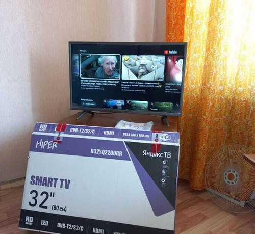 Телевизор hiper H32 smart TV LED