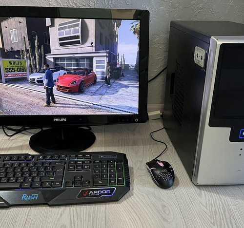 Игровой пк i5/1050ti монитор