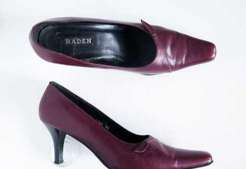 Туфли-лодочки Baden бордовые размер 39-40
