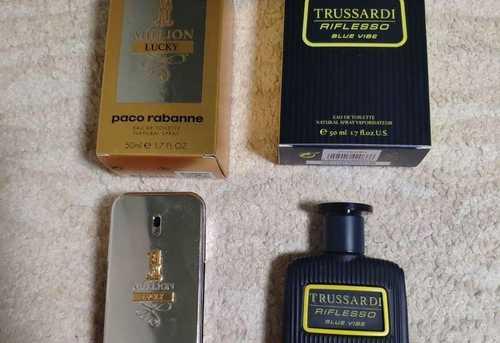 Флаконы от духов Paco Rabanne, Trussardi Riflesso