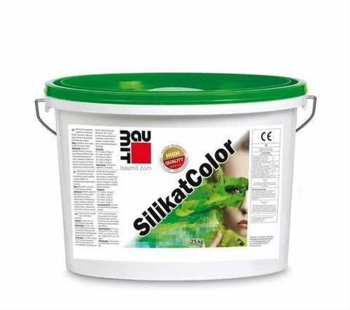 Фасадная краска Baumit SilikatColor 14л (22,4кг)