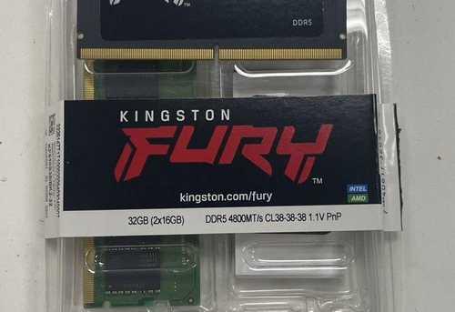 Kingston fury ddr5 16gb для ноутбука