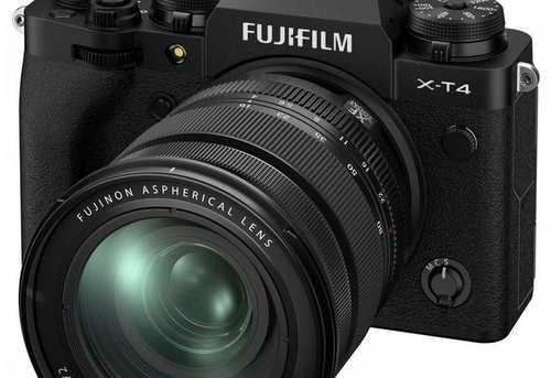 Fujifilm X-T4 Kit XF 16-80mm F4 R OIS WR Black
