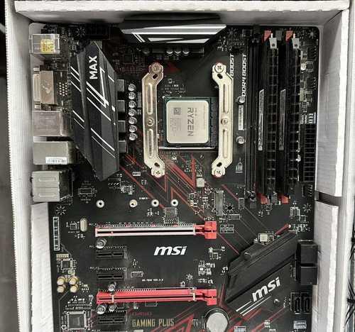 Материнская плата MSI B450 gaming plus max