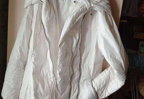 Пуховик женский 48 размер белый и куртка 46 разм