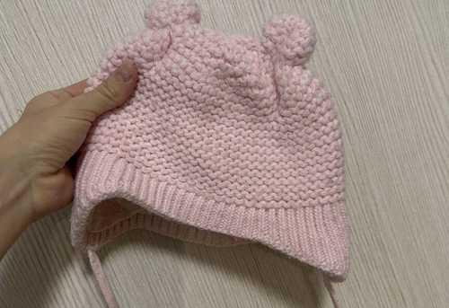 Зимняя шапка для девочки 42-44