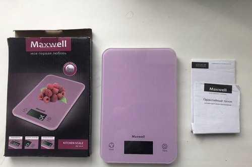 Весы кухонные Maxwell MW-1456 VT