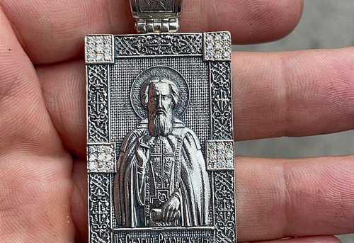 Кулон Сергей Радонежский 36,5 грамм