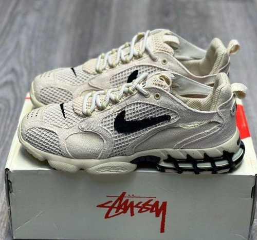 Nike Air Zoom Spiridon Cage 2 Stussy Fossil