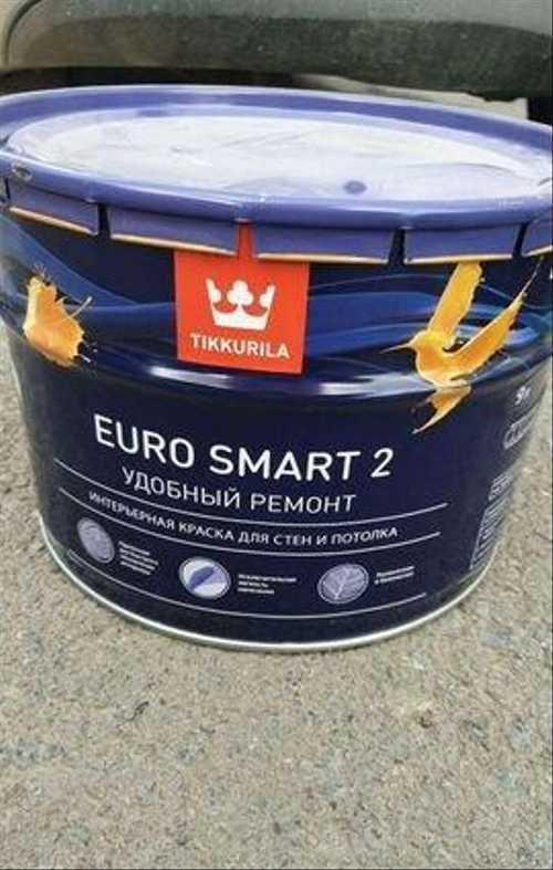 Краска tikkurila euro smart 2