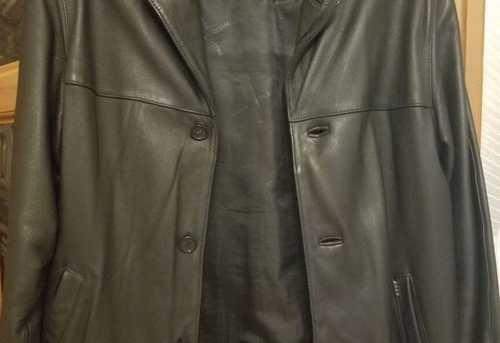 Кожаная куртка мужская 48 50 бу