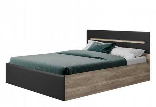 Кровать Наоми кр-11 1,6 м белый/графит