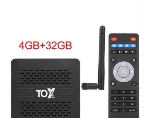 Андроид TV приставка TOX1 Amlogic S905X3 4/32