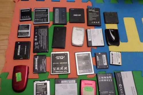 Лот - 160 акб аккумуляторов для разных телефонов