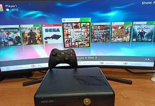 Xbox 360S 500Gb FreeBoot 80 Игр Геймпад