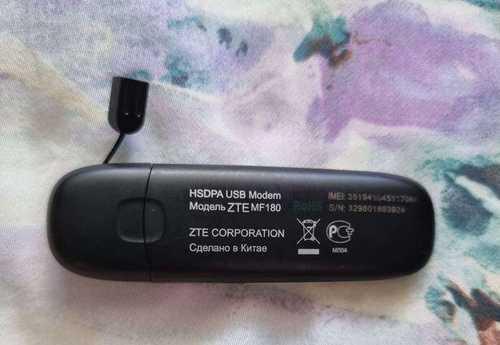 USB модем ZTE MF180. 3G