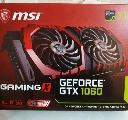 Видеокарта gtx 1060 6gb msi