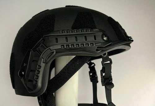 Тактический шлем каска арамид военный Черный