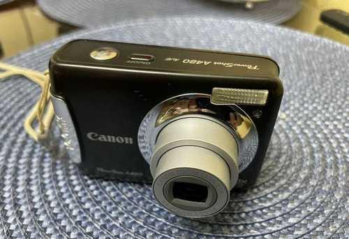 Компактный фотоаппарат Canon PowerShot A480