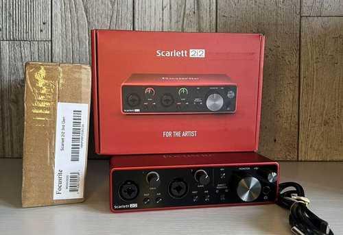 Focusrite scarlett 2i2 3rd gen (как новая )