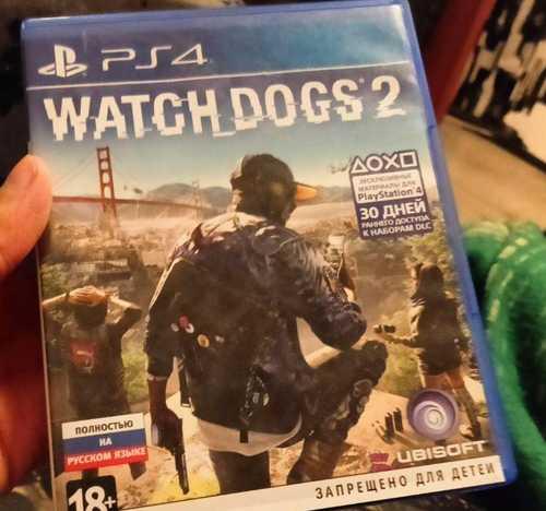 Игра Watch dogs 2 диск ps4