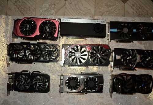 Игровые видеокарты от GTX960 до GTX560