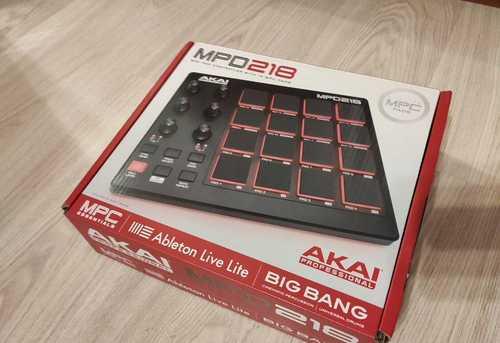 Драм машина / Midi контроллер akai MPD 218