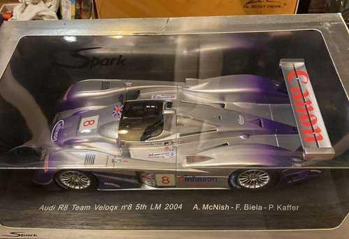 Audi R8 LM2004 1/18 Spark