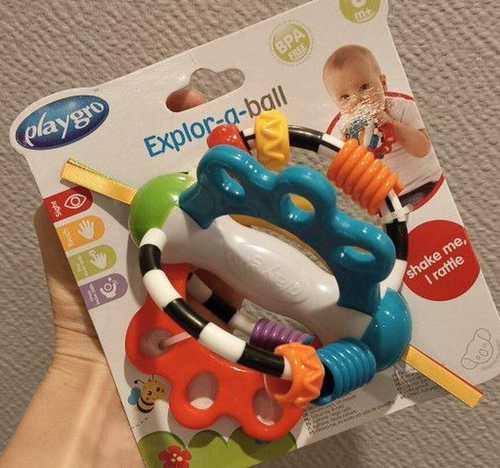 Развивающий шар - погремушка Playgro