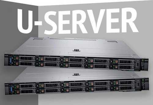 Сервер Dell R640 8SFF 2*6140 64Gb H730p 10GbE 2*75