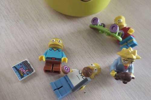 Lego minifigures simpsons