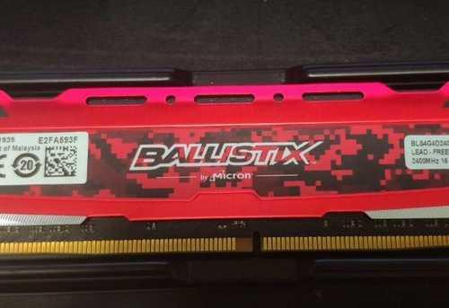 Модуль памяти Crucial Ballistix Sport DDR4 4 Гб