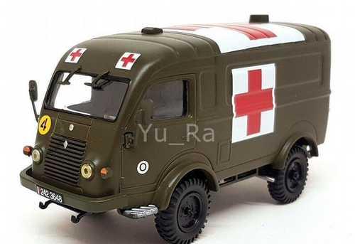 Renault R2087 Red Cross Скорая Франции 1:43 Yu-Ra