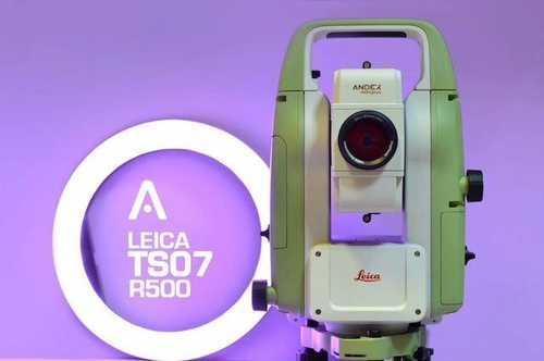 Новый тахеометр Leica TS07 R500 3 сек